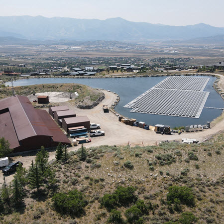Utah Floating Solar | Mountain Regional Water | Ameresco